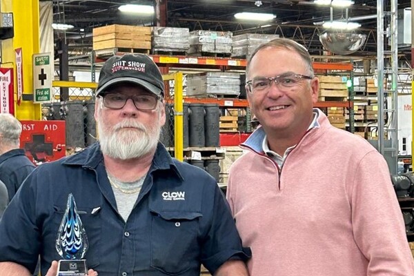 Rick Clayton receives 2024 McWane Canada Volunteer Award - Kennedy Valve